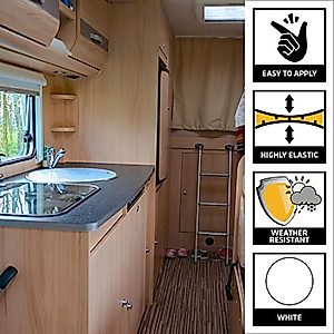 Sika Sikaflex-221, White, multi-purpose sealant/adhesive, polyurethane fast curing sealant, 10.1 fl. oz Cartridge