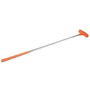 Junior Putter,Kids Junior Putter, 24inch Clubs Putters Two Way Putter Mini Stainless Steel Rubber Head Putters Kids Putter Steel Shaft Accessories(Orange)