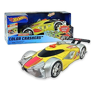 Hot Wheels Color Crashers, Mach Speeder, Kids Toys for Ages 3 Up by Just Play