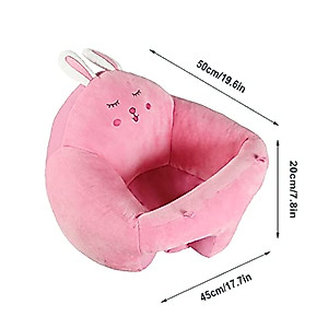 RoamReady Baby Seats for Sitting Up 4-12 Months Toddler Learn to Sit Up Support Infant Chairs for Sitting Up 0-6 Months Newborn Floor Seat for Baby(Rabbit)