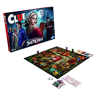 Hasbro Gaming Clue: Chilling Adventures of Sabrina Edition Board Game, Inspired by The Hit Series, Mystery Board Game for Kids Ages 14 and Up (Amazon Exclusive)
