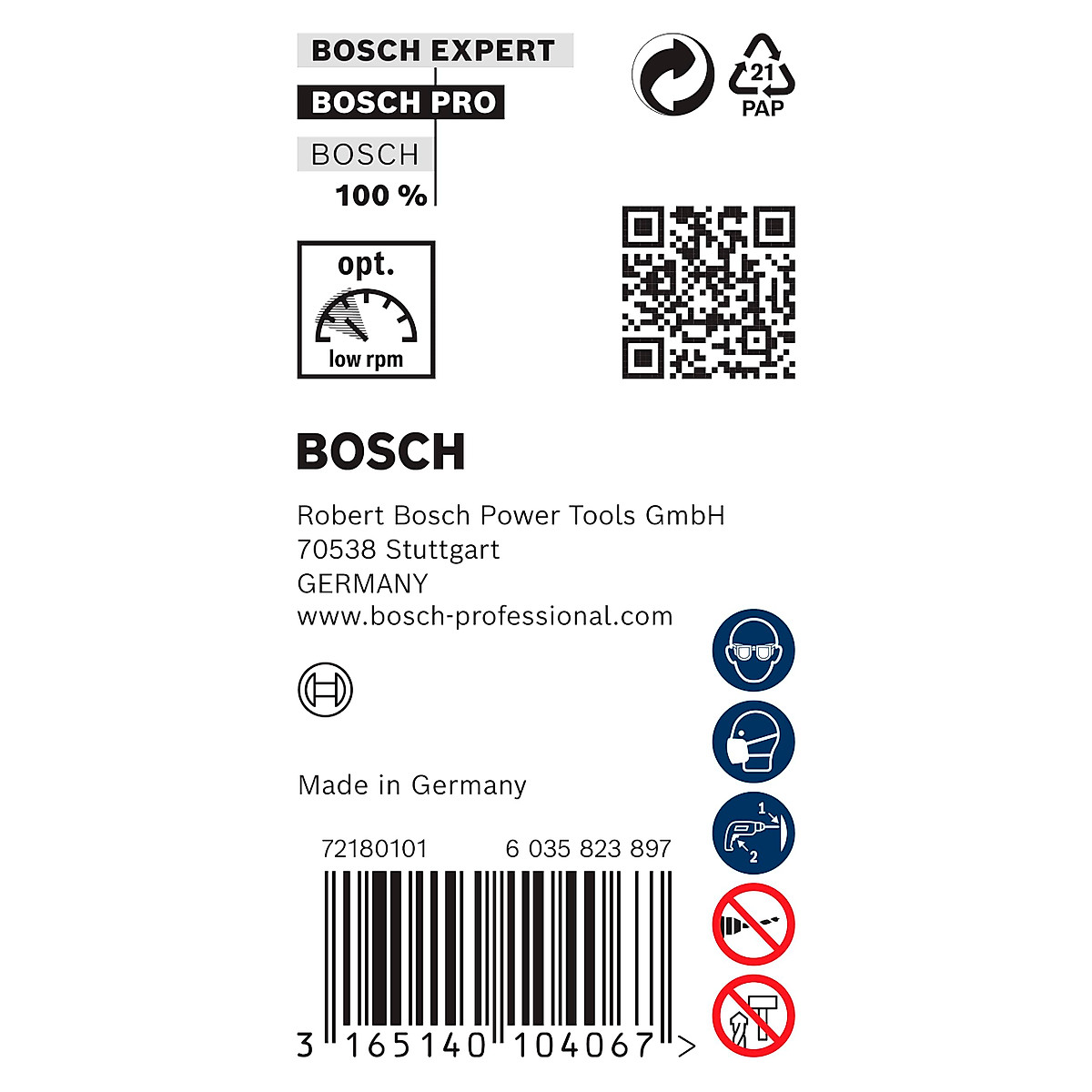 Bosch 2608597412 Formwork Drill Bit SDS+ 22mmx15.75In