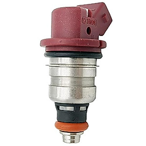 EPSIRMP 75-90-115-200-225 6pcs Set Fuel Injectors Compatible with Mercury Mariner Outboard 804528 37001