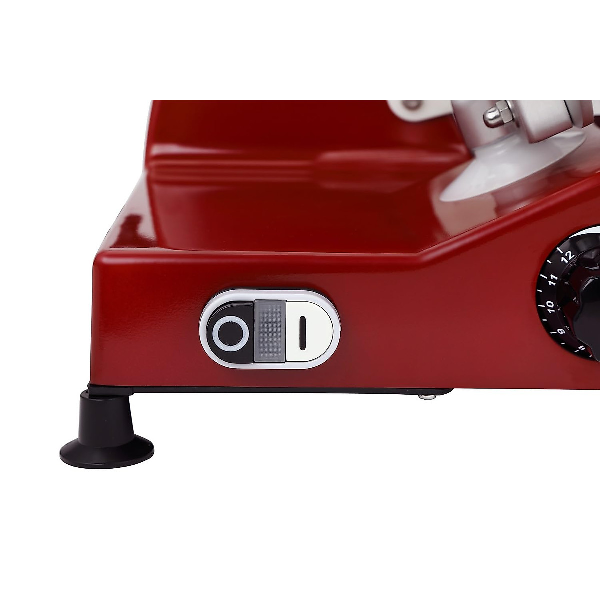 BESWOOD 10" Premium Chromium-plated Steel Blade Electric Deli Meat Cheese Food Slicer with Serving Plate Commercial and for Home use 240W BESWOOD250X