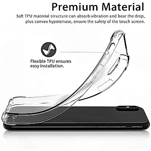 GuluGuru [2-Pack] for Motorola ThinkPhone Case Crystal Clear [Anti-Yellowing Technology] Transparent Soft TPU Defensive Bumper Cover Light Slim Shockproof Armor Protective Phone Case