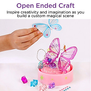 Creativity for Kids Butterfly Fairy Lights Craft Kit - Makes 1 Butterfly Night Light for Kids