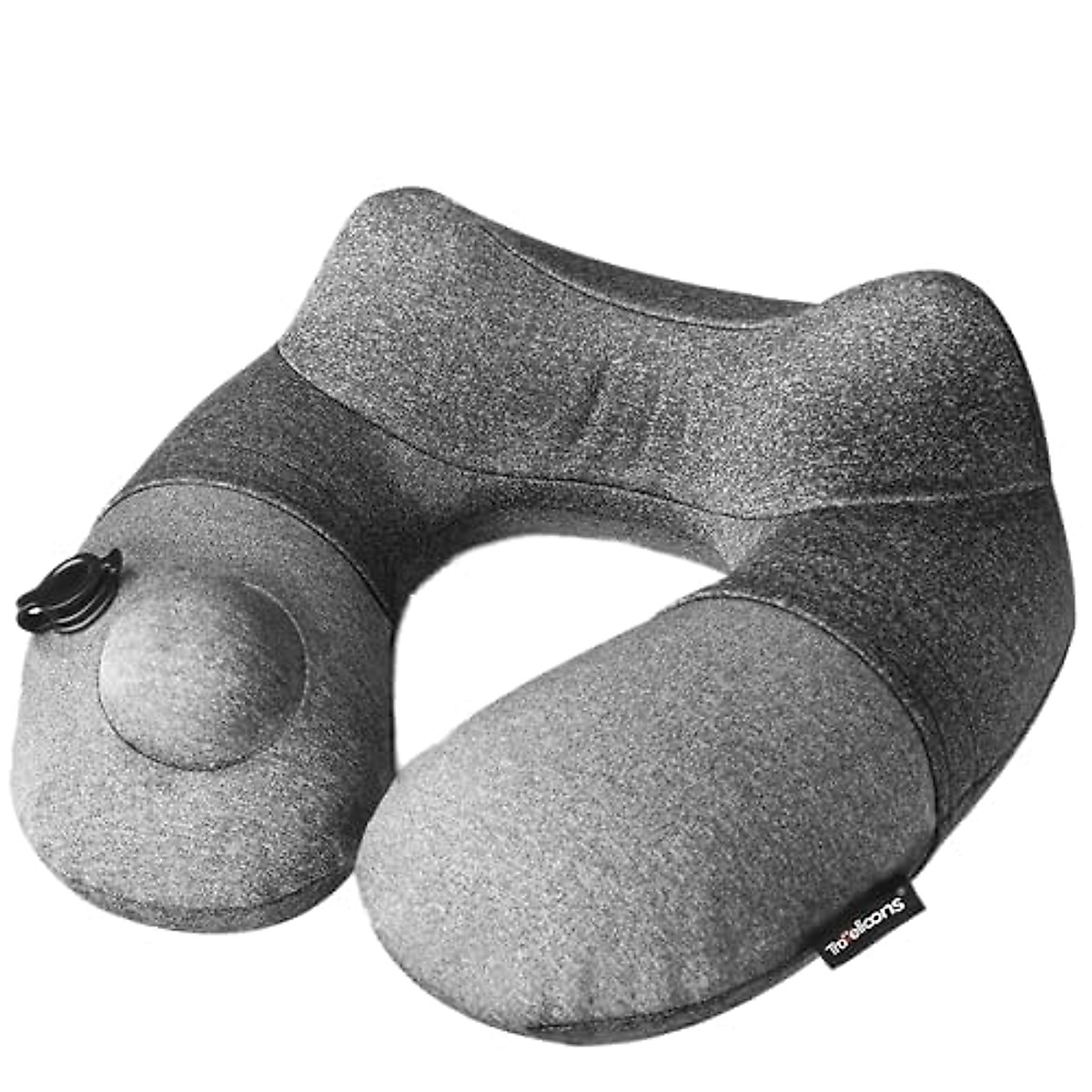 Travelicons Inflatable Travel Pillow,Neck Pillow for Traveling,Airplane Travel Pillw Improved Support Design for Car Sleeping