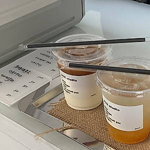 200 Pcs Disposable Straws Individually Wrapped Disposable Plastic Drinking Straws 7.5" Long Standard Size Assorted Colors Straws for Wedding Supplies, Party Favors