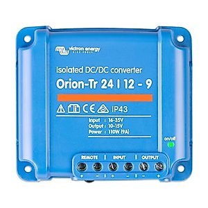 Victron Energy Orion-Tr IP43 24/12-Volt 9 amp 110-Watt Isolated DC-DC Converter