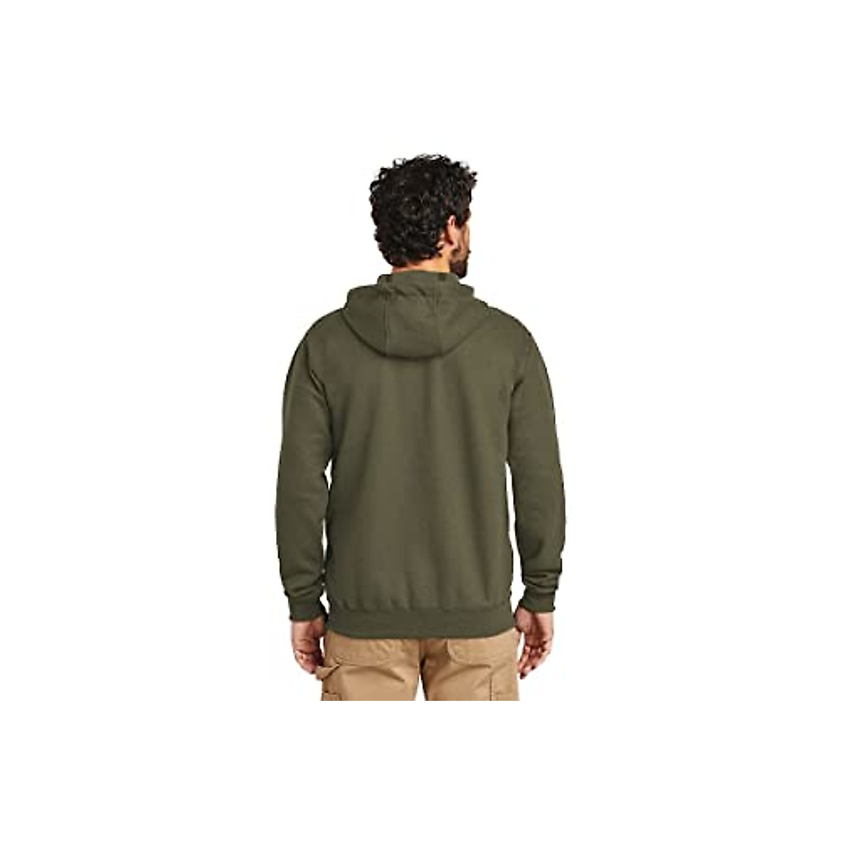CarharttmensLoose Fit Midweight Full-Zip SweatshirtMossLarge