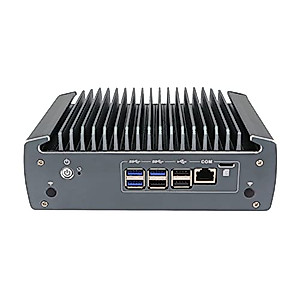 HUNSN Micro Firewall Appliance, Mini PC, OPNsense, VPN, Router PC, Intel Core I5 10210U, RX10, AES-NI, 6 x 2.5GbE I225-V B3, HDMI, DP, COM, SIM Slot, TPM2.0, 16G RAM, 128G SSD