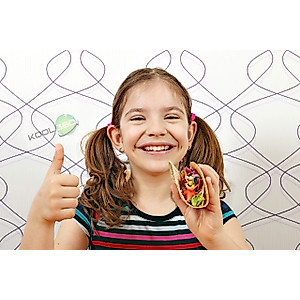 Food Grade Stainless Steel Taco Holders with Handles | Taco Shells Holder Set of 4 | Each Taco Stand Holds Up To 3 Tortillas| Taco Rack Dishwasher Oven Grill Safe| Taco Plates for Home and Restaurant