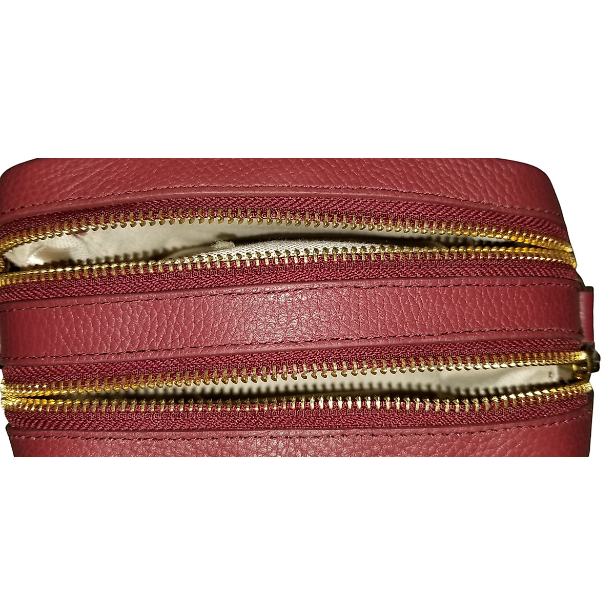 Etienne Aigner Stella Mini Leather Camera Crossbody - Antic Cordovan