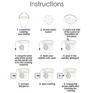 Sink Washing Machine,Mini Portable Washing Machine,Mini Ultrasonic Powered Turbo Travel Laundry Washer,Portable Washer Machine with Suction Cup for Travel,Camp,Business Trip