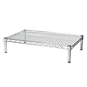 Shelving Inc. 24"d x 30"w Chrome Wire Shelving with 1 Tier Shelf, Weight Capacity 800lbs Per Shelf