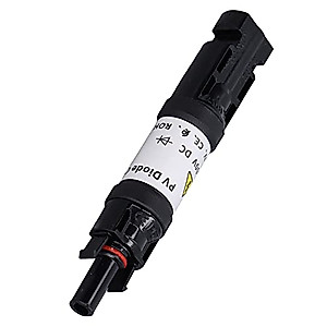 MOKT Fuse Connector, Waterproof IP67 1000V DC Male Female Quick Connect Solar Diode Connectors for Inverter for 2.5-6.0SquareMillimeter Cable 30A, MOKT0vSVH20-14