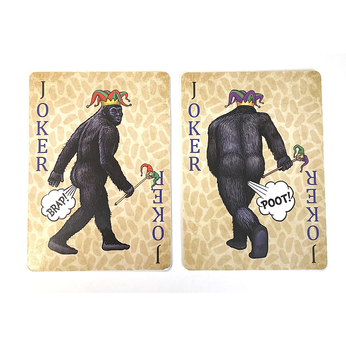 Paradise Cay Publications, Inc. Squatch METALWORKS Bigfoot Playing Cards - Standard 52 Card Deck - Unique and Fun Playing Cards with Illustrations and Facts - Perfect for Sasquatch Enthusiasts