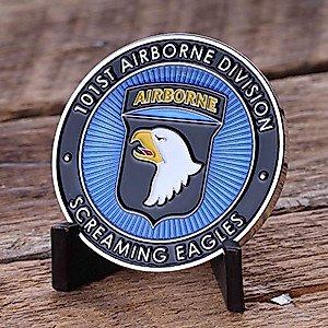 101st U.S. Army Airborne Challenge Coin! Amazing US Army Custom Coin, 101st Airborne Military Challenge Coin! Designed by Military Veterans! Officially Licensed Product!