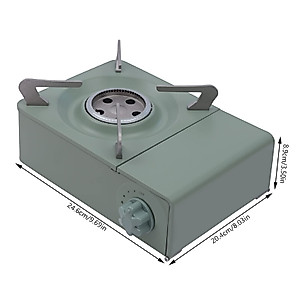 Mini Camping Stove Burner, Portable Butane Stove for Camping, Picnic, Outdoor Single Burner Camp Stove with Carrying Case for Outdoor Backpacking Hiking Picnic