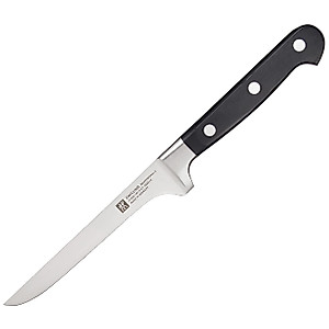 Zwilling  J.A. Henckels Professional S, Flexible Boning Knife, Kitchen Knife, German Knife, 5.5 Inch, Stainless Steel, Black