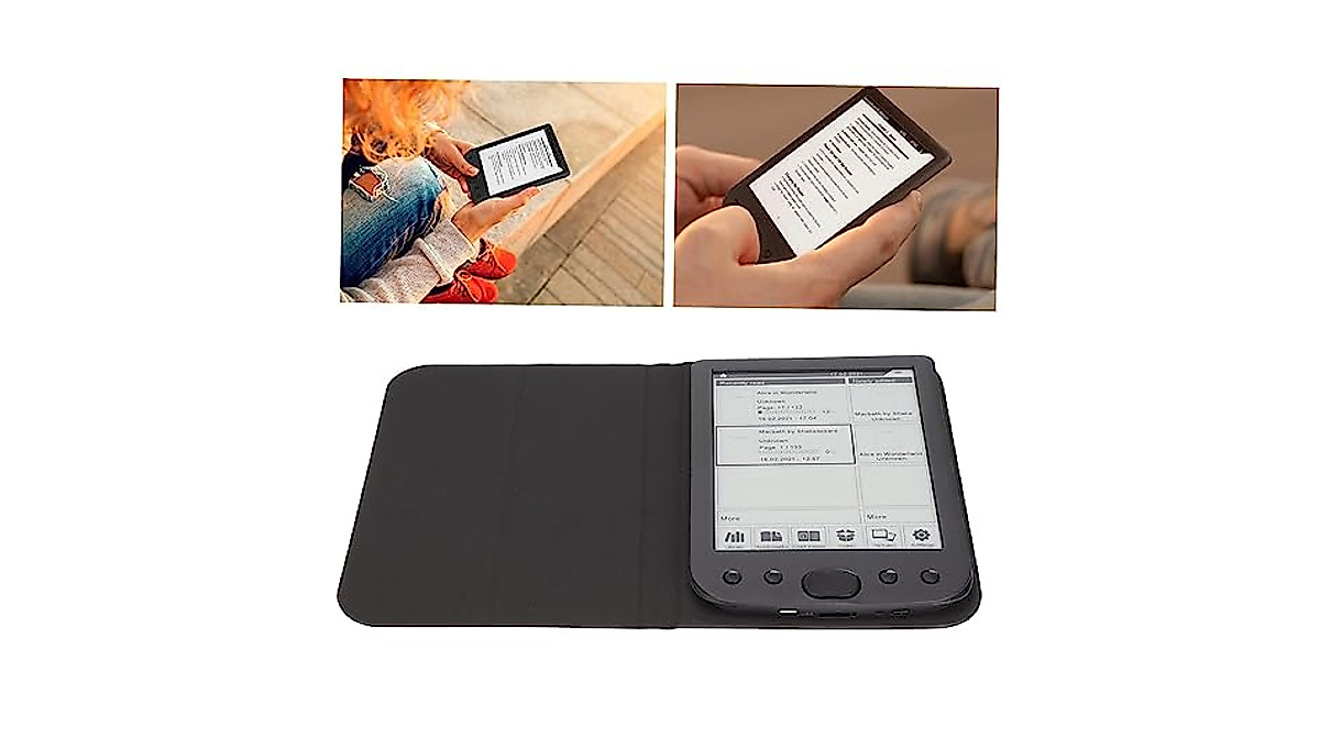 Fopeas 6-Inch Ink Screen Ereader - Comfortable, Long-Lasting Reading