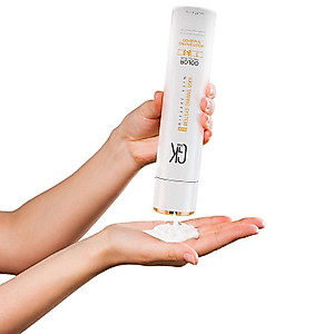 Keratin Shampoo for Thin Curly and Coarse Hair - Anti Frizz Sulfate Free, Color safe Treated Shampoo, Smoothening & Repairing, Salt-Free Non-Sulfate Formula for Healthy Hair (300ml)