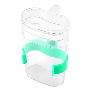 Bird Water Feeder, No Mess Parrot Feeder Parakeet Waterer Cockatiel Cage Accessories Bird Water Feeder Dispenser