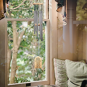 5 Years Anniversary Wind Chime, Happy 5th Anniversary Gift, 5 Years of Marriage, Wood Wedding Anniversary Keepsake for Couples Husband Wife, Valentines Day Gifts for Him Her, 5 Years Down