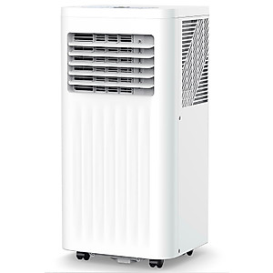 COWSAR 10,000 BTU Portable Air Conditioners, Portable AC Unit Cools Up to 450 Sq.Ft, Built-in Cool, Dehumidifier, Fan, Sleep Modes, Room Air Conditioners with LED Display/Swivel Wheels/Remote