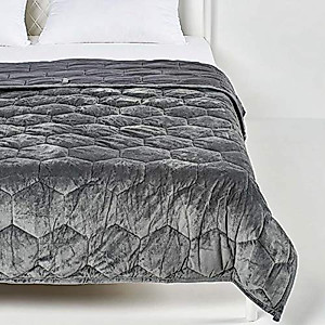 IRVINE HOME COLLECTION Bamboo Weighted Blanket, 60x80 Full/Queen/King Size 15lbs, 7 Layer Design, 100% Natural Bamboo Cotton with Premium Glass Beads, Breathable and Cooling Bamboo, Oeko-Tex Certified