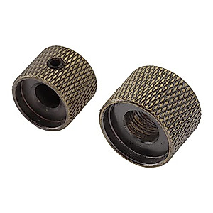 Guitar Control Knob, Potentiometer Knob Universal Sturdy Bronze for Bass