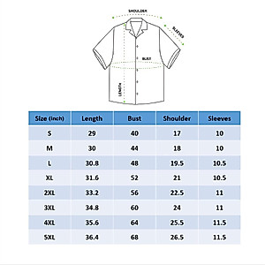 Family Gifts Kingdom Mushroom Hawaiian Shirts for Men - Tropical Mushroom Hawaiian Summer Beach Button Down Short Sleeve, XX-Large