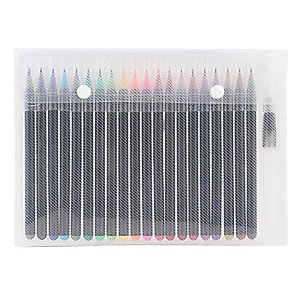 20 Colors Watercolor Brush Pen Set Colorful Brush Marker of Soft Calligraphy Painting, Perfect for Artists, Watercolor, Sketching, Coloring