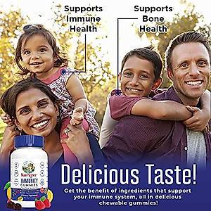 Ionic Zinc Supplement & Immunity 5-in-1 Gummies Sugar Free Bundle by MaryRuth for Immune Support | Skin Care Supplement | Powerful Blend of Zinc, Elderberry, Vitamin C, Vitamin D, & Echinacea.