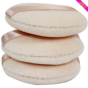 Joly Powder Puff for Makeup Face Powder (10 Pieces)