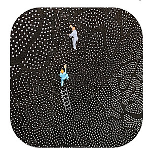 Flower Rug for Bedroom Kitchen Bathroom Entrance Kid's Room Non Slip Rug Bath Mat Flower Area Rug Small Flower Shaped Rugs White Flower Shaped Rug (Yellow, 2.6ftx2.6ft)