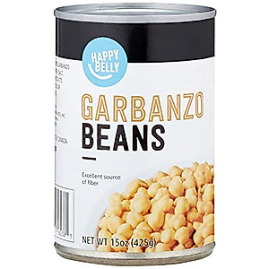 Amazon Brand - Happy Belly Garbanzo Beans, 15 ounce (Pack of 1)