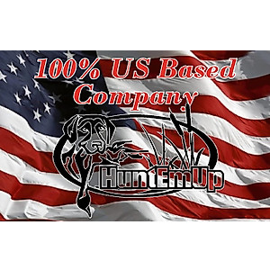 HuntEmUp Standard Size Plastic Dog Training Bumper with Throw Rope Dog Retrieving Dummy Duck Dog Hunting Training Tool Highly Visible Dog Float Toy – Orange