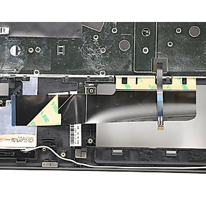 LTPRPTS Replacement Laptop Upper Case Palmrest Backlit Keyboard Assembly Part for Lenovo Flex 5-14IIL05 ARE05 ITL05 5CB0Y85490 Gray