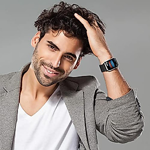 Invoibler Stretchy Nylon Watch Bands Compatible with Apple Watch 38mm 40mm 41mm 42mm 44mm 45mm 49mm for Women Men, Soft Braided Sport Wristbands Straps for iWatch Series 8 7 6 5 4 3 2 1 SE