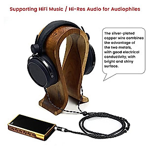 weishan Balanced Cable Replacement for Hifiman Sundara, HE4XX, HE400SE Headphones, Dual 3.5mm to 4.4 Wire Compatible with Sony WM1A, WM1Z, NW-ZX505 Digital Music Players, 4ft