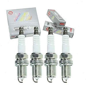 4 pc NGK Laser Iridium Spark Plugs compatible with Toyota Camry 2.2L 2.4L L4 1992-2011