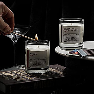 Wixology Cocktail Inspired Soy Candle - Reusable Rocks Glass - Made in Kentucky - 7 oz (Cosmopolitan)