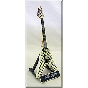 ZAKK WYDLE Miniature Guitar Replica POLKA DOTS w/ name tag