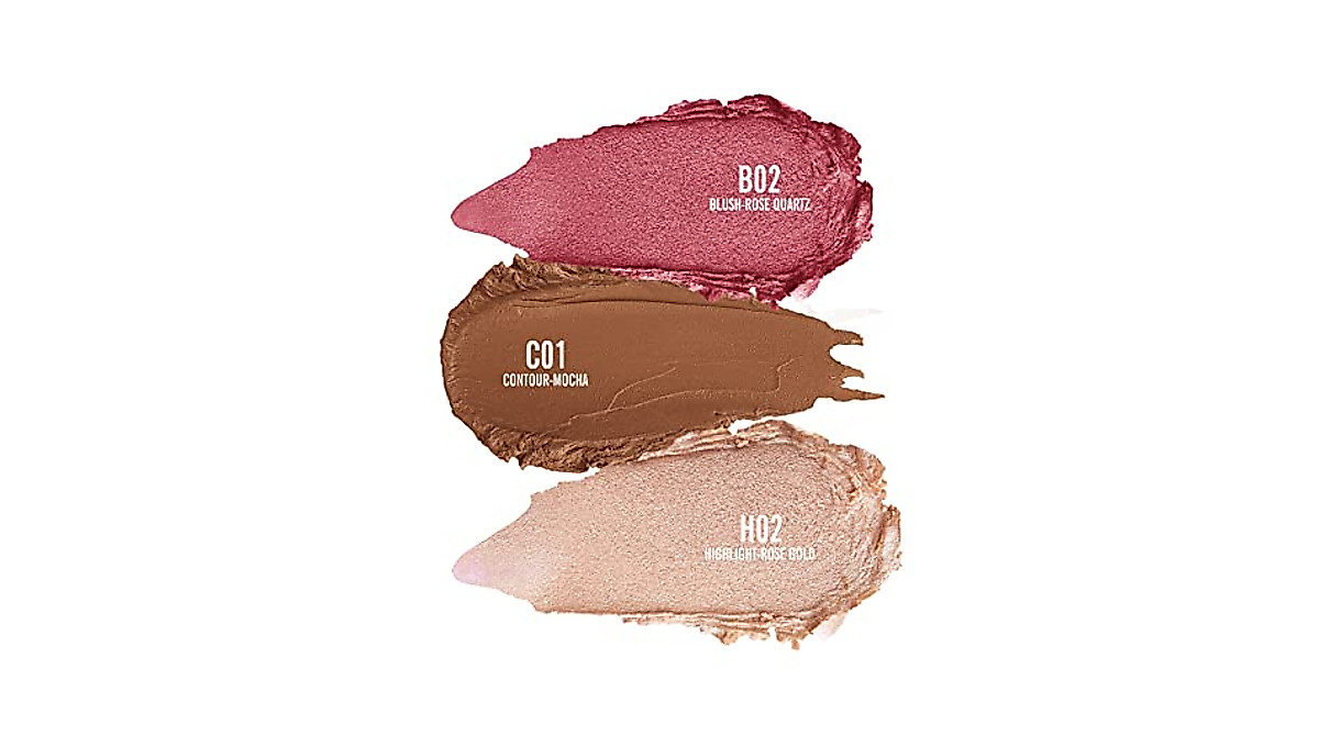 KIMUSE Multi Stick Trio - 3-in-1 Makeup Stick for Face & Lips