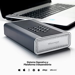 iStorage diskAshur DT2 256-bit 18TB | FIPS Level 3 Certified | Secure encrypted Desktop Hard Drive | Password Protected