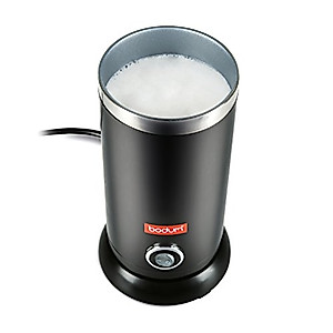 Bodum 11870-01US Bistro Electric Milk Frother, 10 Ounce, Black