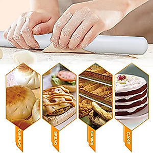 DOERDO Fondant Rolling Pin Non-Stick Dough Pastry Roller Baking Decorating Tools Kitchen Utensils for Fondant, Pie Crust, Cookie, Pastry