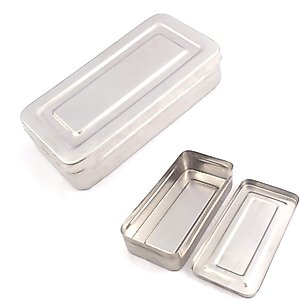 OdontoMed2011 Instrument Tray + Lid Tattoo/Piercing 28 x 14 x 6cm Dental Instruments DN-2272