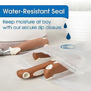 Spartan Industrial - 4” X 6” (1000 Count) 4 Mil Thick Clear Reclosable Zip Plastic Poly Bags with Resealable Lock Seal Zipper - Heavy Duty and Durable